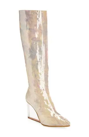 MAISON MARGIELA Tabi Claw Plexi Knee High Boot