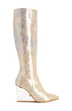 MAISON MARGIELA Tabi Claw Plexi Knee High Boot