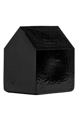 KOSTA BODA Glass House Sculpture - Black