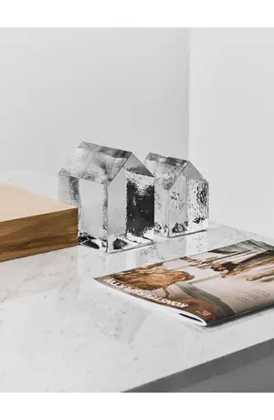 KOSTA BODA Glass House Sculpture - Clear