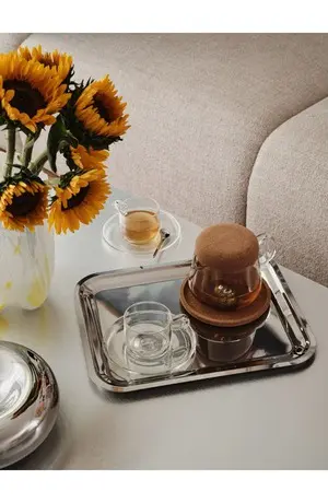 KOSTA BODA Viva Teapot With Cork Lid