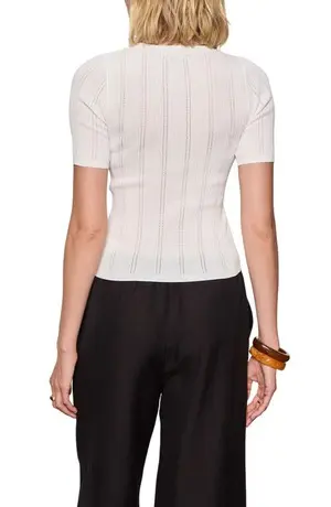 Sanctuary Pointelle Rib T-shirt