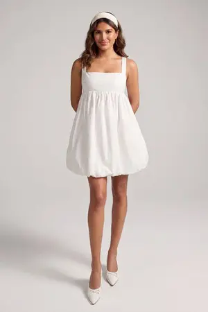 NUAJE NUAJE Brea Tie Back Bubble Dress