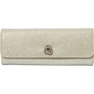 MICHELLE WILHITE The Mini Robbie Clutch - Champagne