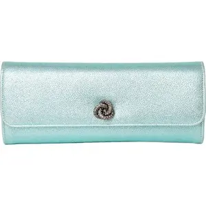 MICHELLE WILHITE The Mini Robbie Clutch - Seafoam Green