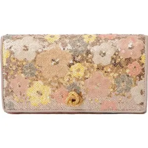 MICHELLE WILHITE The Olivia Clutch - Nude Multi