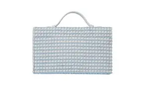 MICHELLE WILHITE The Olivia Louise Top Handle Bag - Light Blue