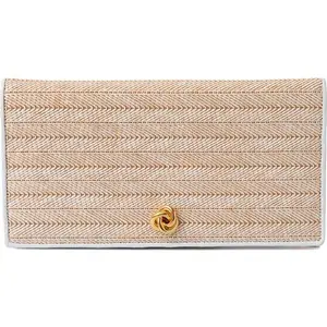 MICHELLE WILHITE The Eloise Clutch - Putty