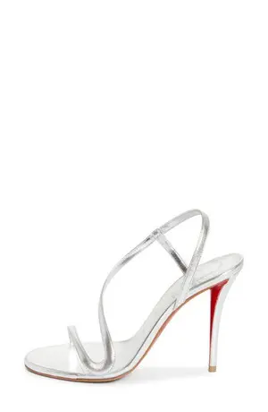 CHRISTIAN LOUBOUTIN Rosa Z Stiletto Sandals - Silver/silver