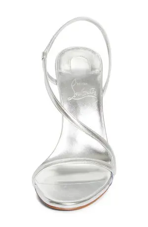 CHRISTIAN LOUBOUTIN Rosa Z Stiletto Sandals - Silver/silver