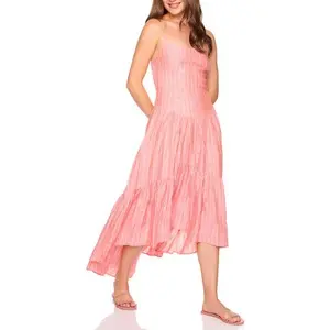 Susana Monaco Drop Waist High-low Maxi Dress - Extra