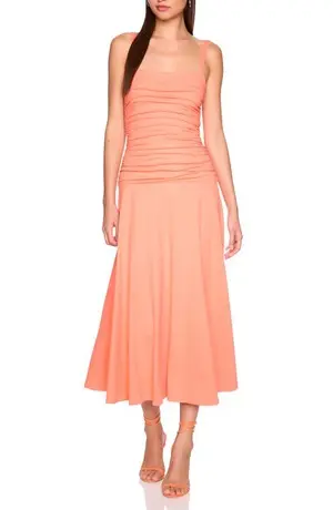 Susana Monaco Ruched Sleeveless Maxi Dress - Extra