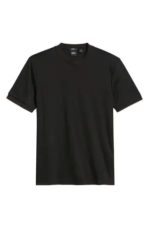 BOSS Tessler Cotton Ringer T-shirt - Black