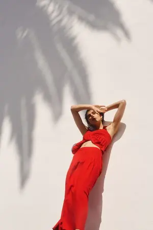 H&m Pleated Linen-blend Skirt