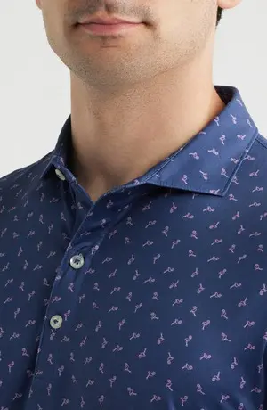 Johnnie-o Neon 'mingo Featherweight Performance Polo