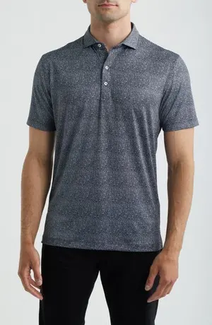 Johnnie-o Bar's Open Performance Jersey Polo - Black