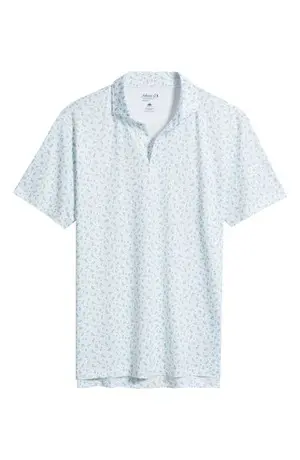Johnnie-o Armadillo Print Performance Jersey Polo