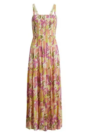 Rip Curl Topanga Canyon Print Sleeveless Maxi Dress - Multico