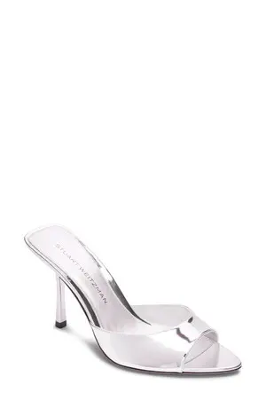 STUART WEITZMAN Lexington Mule 85 - Silver