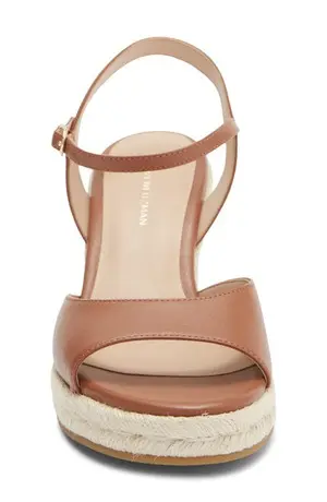 STUART WEITZMAN Tia Wedge Sandal - Saddle
