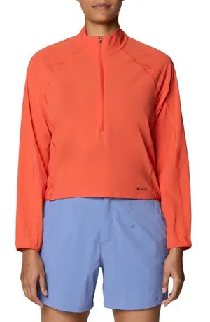 Mountain Hardwear Sunshield Half-zip Upf 50+ Jacket - Aspect