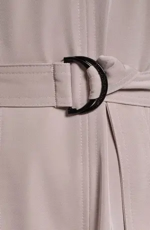 Karl Lagerfeld Sleeveless Belted Midi Dress