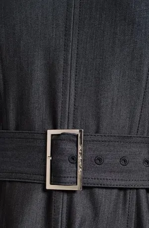 Karl Lagerfeld Sleeveless Belted Midi Dress