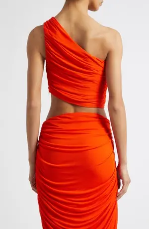 A.L.C. Cleo Asymmetric Crop Top