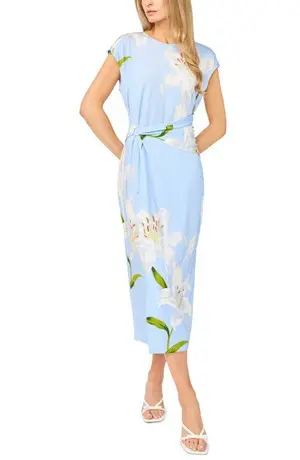 Ted Baker London Kaity Floral Knit Dress - Blue Surf