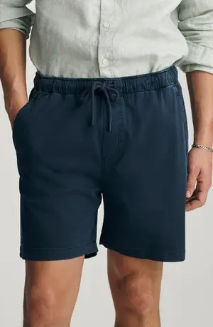 MAVI Drawstring Woven Shorts - Total Eclipse
