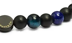 Caputo & Co Element Flow Bead Bracelet - Lapis Lazuli