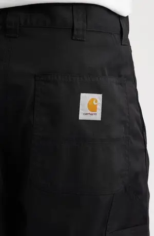 Carhartt Work In Progress Postal Single Knee Carpenter Pants - Black