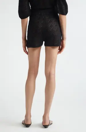 Loulou De Saison Cortes 3d Shell Knit Shorts