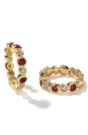 MARK HENRY Bubbly Mini Hoop Earrings