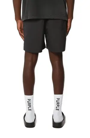 PURPLE BRAND Graphic Water-repellent Shorts