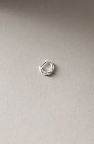 NOOTKA Mini Hoop - Silver