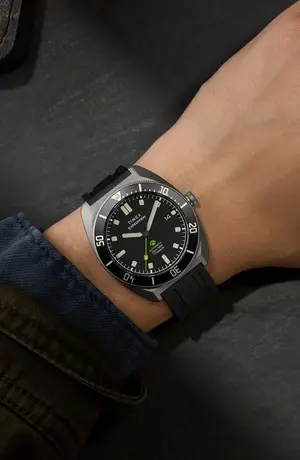 Timex® Expedition Pioneer Automatic Rubber Strap Watch
