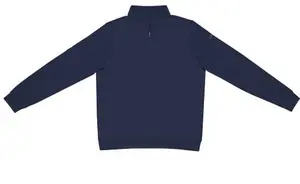 CASTLE GOLF Performance Quarter Zip Pullover - Navy