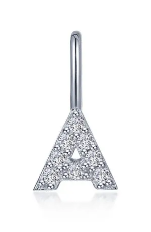 Lafonn Letter Charm Pendant - Silver A