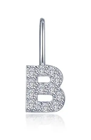 Lafonn Letter Charm Pendant - Silver B