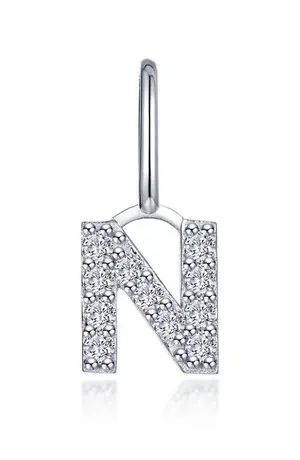 Lafonn Letter Charm Pendant - Silver N