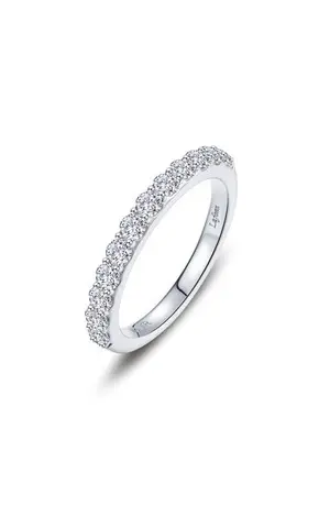 Lafonn Divine Engagement Band Ring With Lab-grown Diamonds - Silver