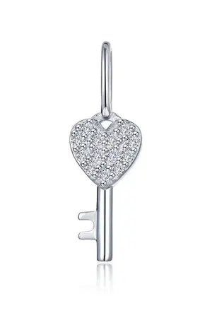 Lafonn Lafonn Key To Forever Pendant Charm Silver