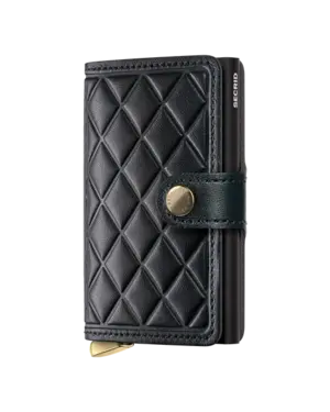 SECRID Premium Miniwallet+ Emboss Diamond - Black