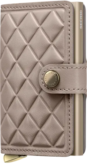 SECRID Premium Miniwallet+ Emboss Diamond - Chalk
