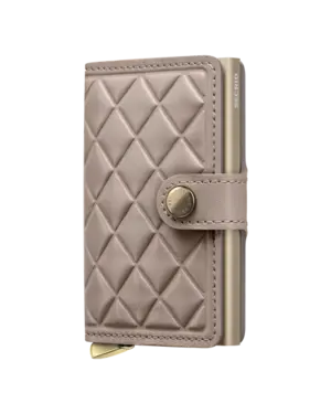 SECRID Premium Miniwallet+ Emboss Diamond - Chalk