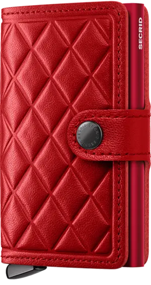 SECRID Premium Miniwallet+ Emboss Diamond - Red