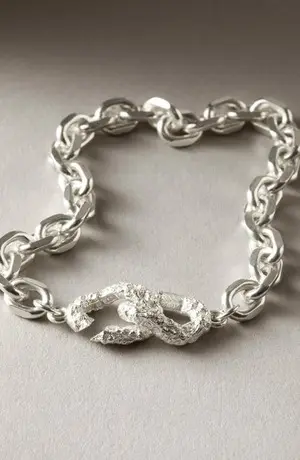 NOOTKA Dense Link Bracelet In Recycled Sterling