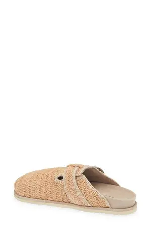LAIDBACK LONDON Drift Crochet Slide Sandal - Beige/natural