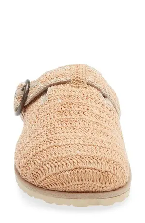 LAIDBACK LONDON Drift Crochet Slide Sandal - Beige/natural